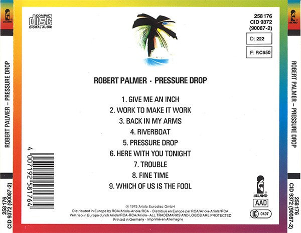 Robert Palmer – Pressure Drop – CDshop